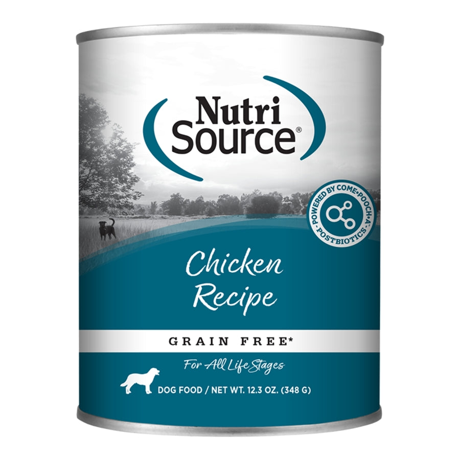 NutriSource Wet Dog Food Grain Free Chicken Recipe 12.3oz – Pet Market NYC