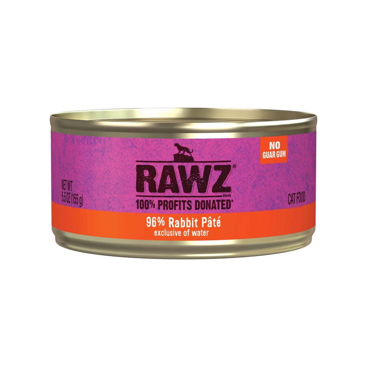 Rawz Wet Cat Food 96% Rabbit Paté 5.5oz – Pet Market NYC