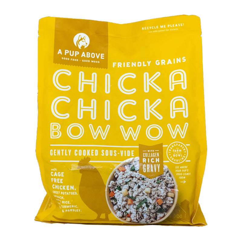 A Pup Above Cooked Frozen Dog Food Chicka Chicka Bow Wow 3lb – Pet ...