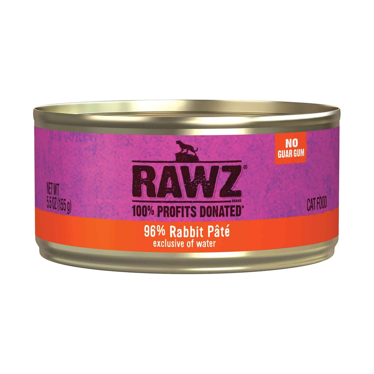 Rawz Wet Cat Food 96% Rabbit Paté 3oz – Pet Market NYC