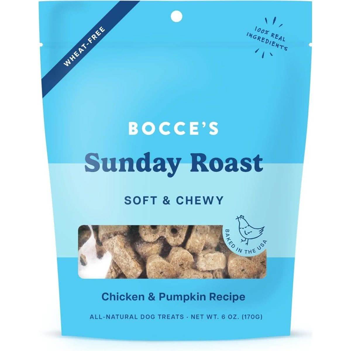 Bocce's Dog Treat Soft & Chewy Sunday Roast Chicken & Pumpkin Recipe ...