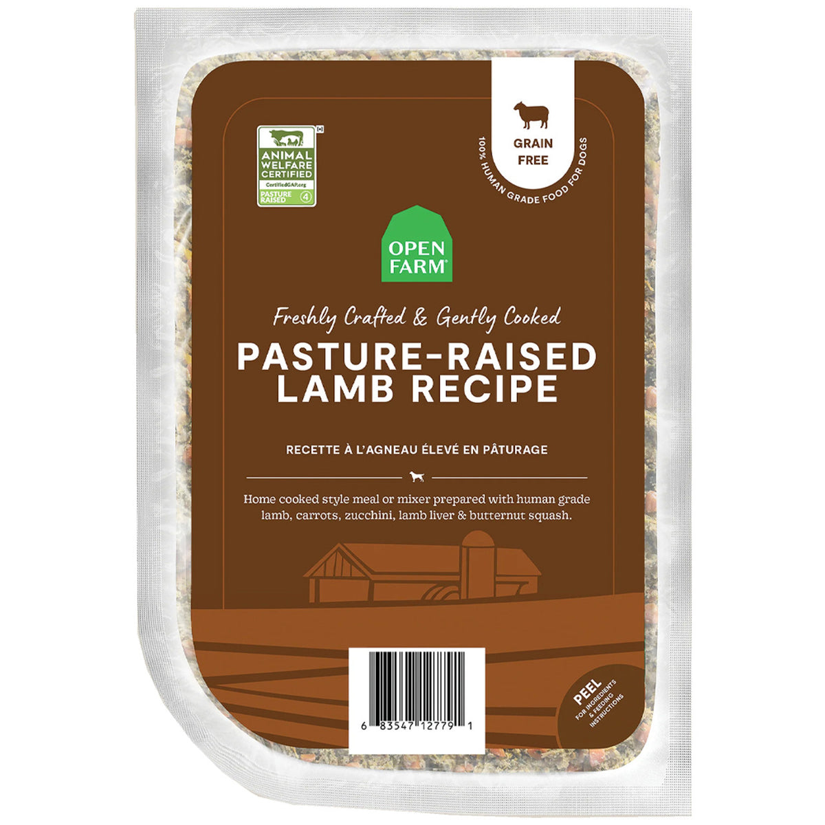 Open Farm Frozen Cooked Dog Food Pasture-Raised Lamb Recipe 16oz – Pet ...