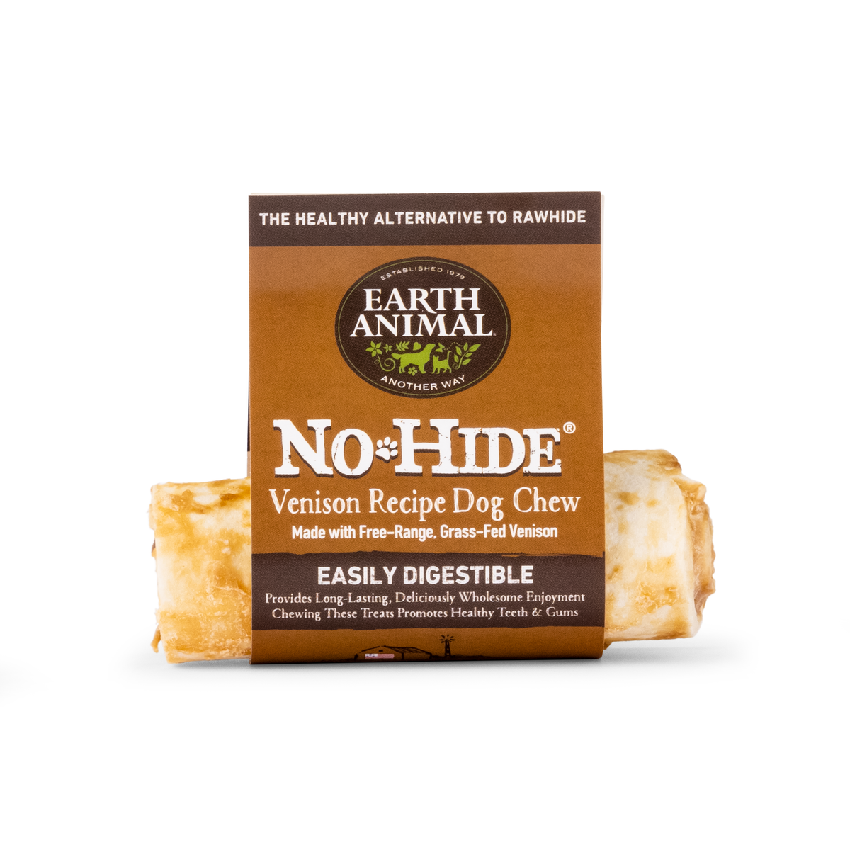 Earth Animal Dog Treat No-Hide Venison Roll – Pet Market NYC