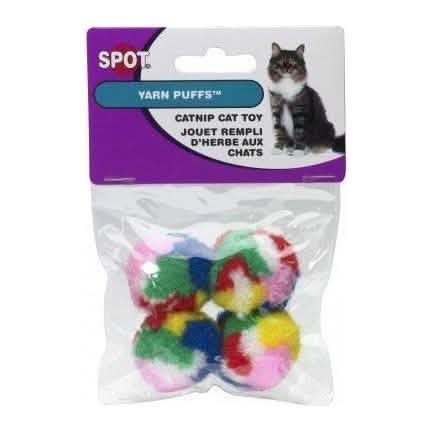 SPOT Catnip Cat Toy Yarn Puffs (4 Pack) – Pet Market NYC
